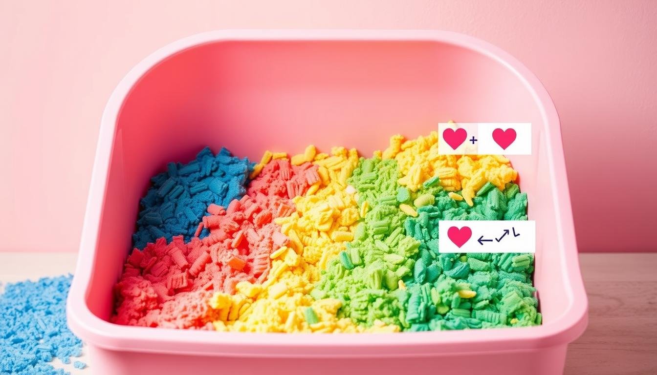 Pretty Litter Colors: What Your Cat's Litter Reveals