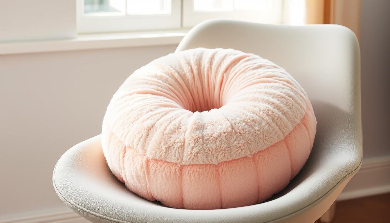 Comfy Donut Pillow: Sit Easy & Pain-Free!