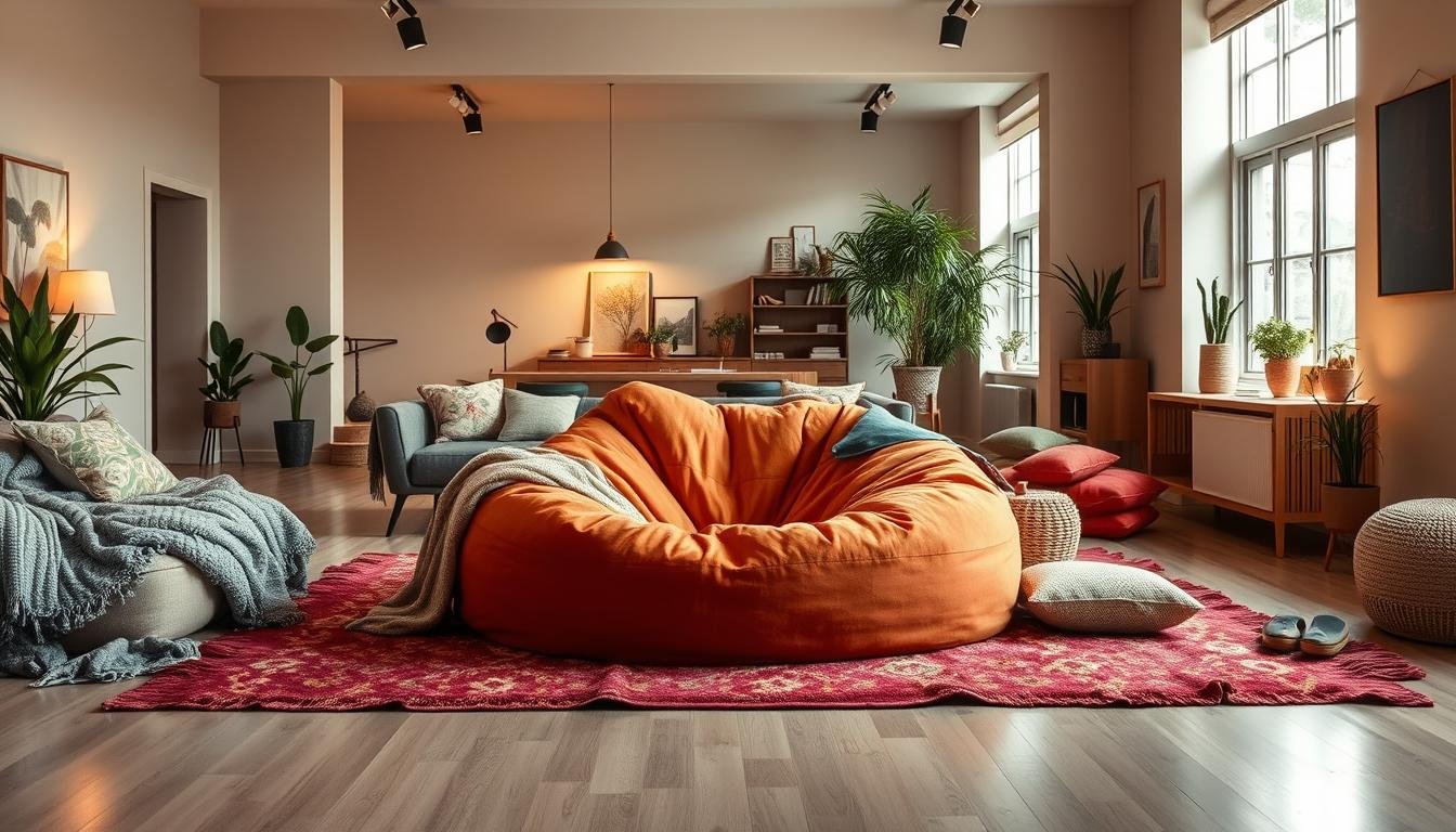Cozy Up in a Giant Bean Bag Chair for Ultimate Comfort