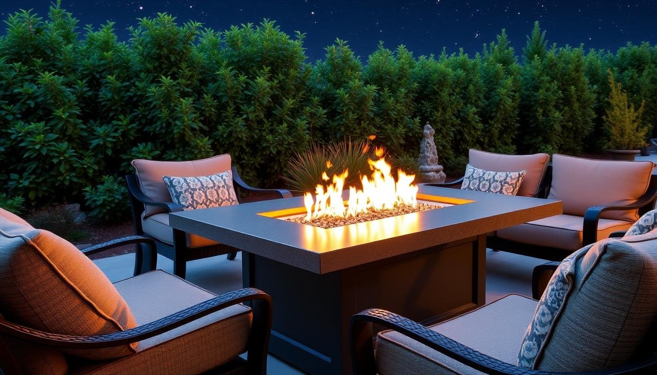 Cozy Outdoor Living: Propane Fire Pit Tables