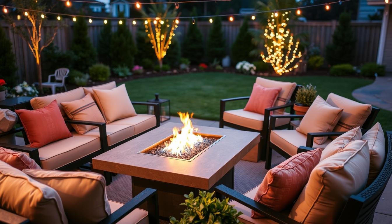 Cozy Outdoor Living: Propane Fire Pit Tables